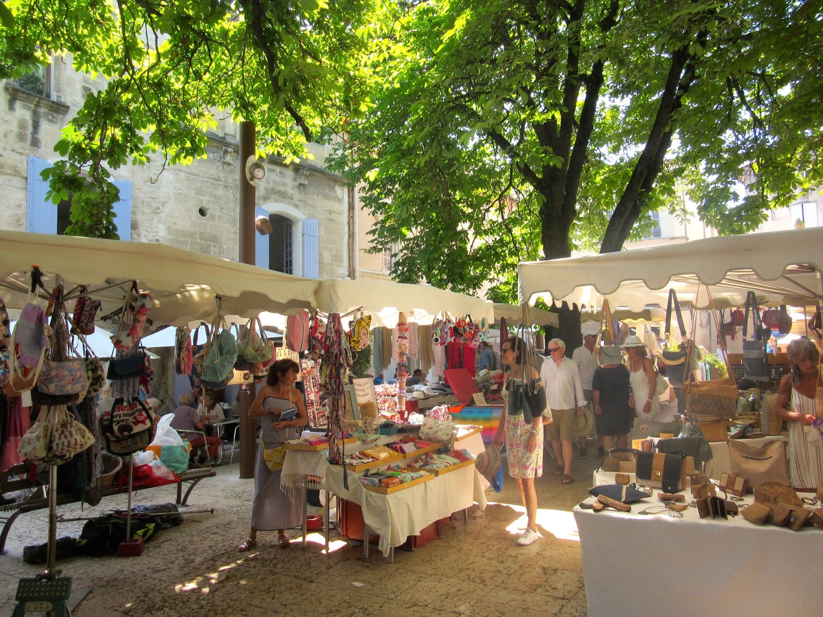 Destination: Fiction: Market Day in St. Rémy
