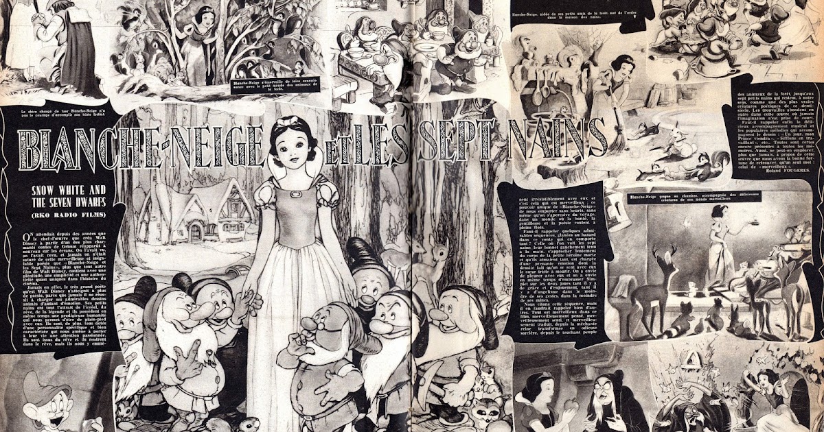 Filmic Light - Snow White Archive: 1951 Belgian Magazine "Ciné Revue"
