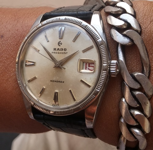 JAM BEKAS SAUDARA: (SOLD) Rado President Monorex