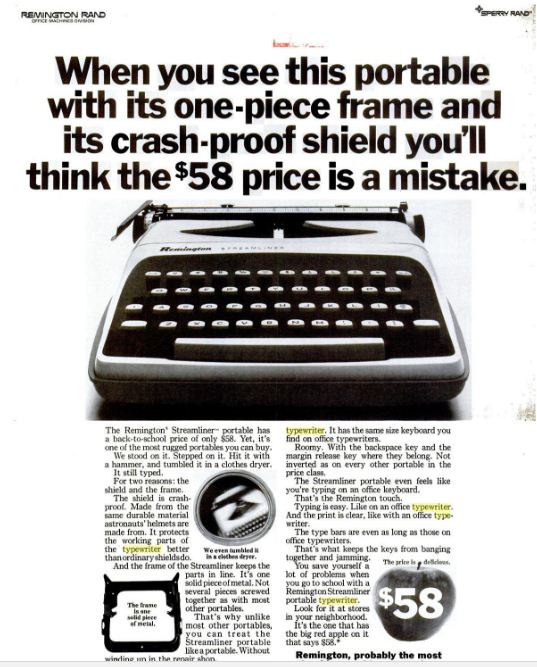 oz.Typewriter: Flash Typewriters, Flash Cars: 1928-1968