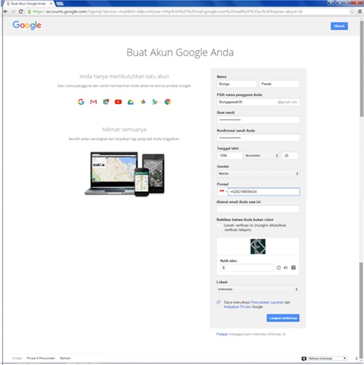 Cara membuat Emai Gmail (Google Mail) Terbaru