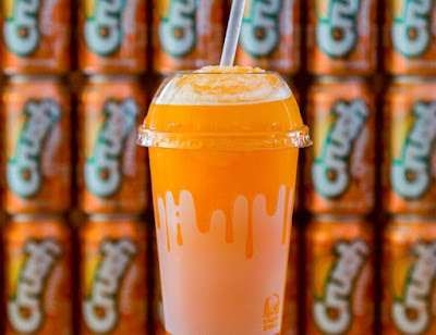 Taco Bell Debuts New Crush Orange Vanilla Float Freeze | Brand Eating
