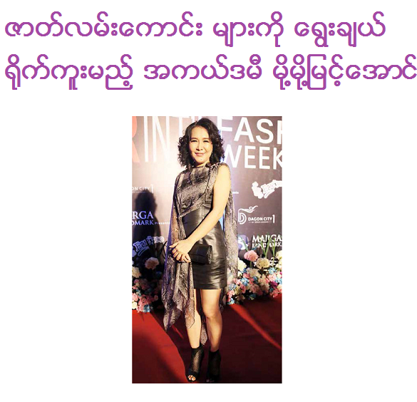 The Three Seasons: Interview With Moe Moe Myint Aung