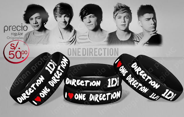 PULSERAS ONE DIRECTION ( Originales)