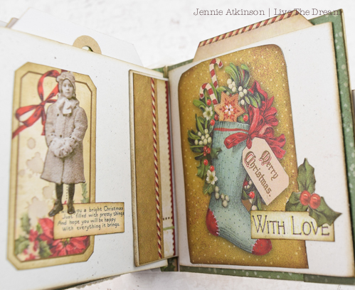 Mini Album Makers Challenge: Cascading Christmas Mini Album by Jennie ...
