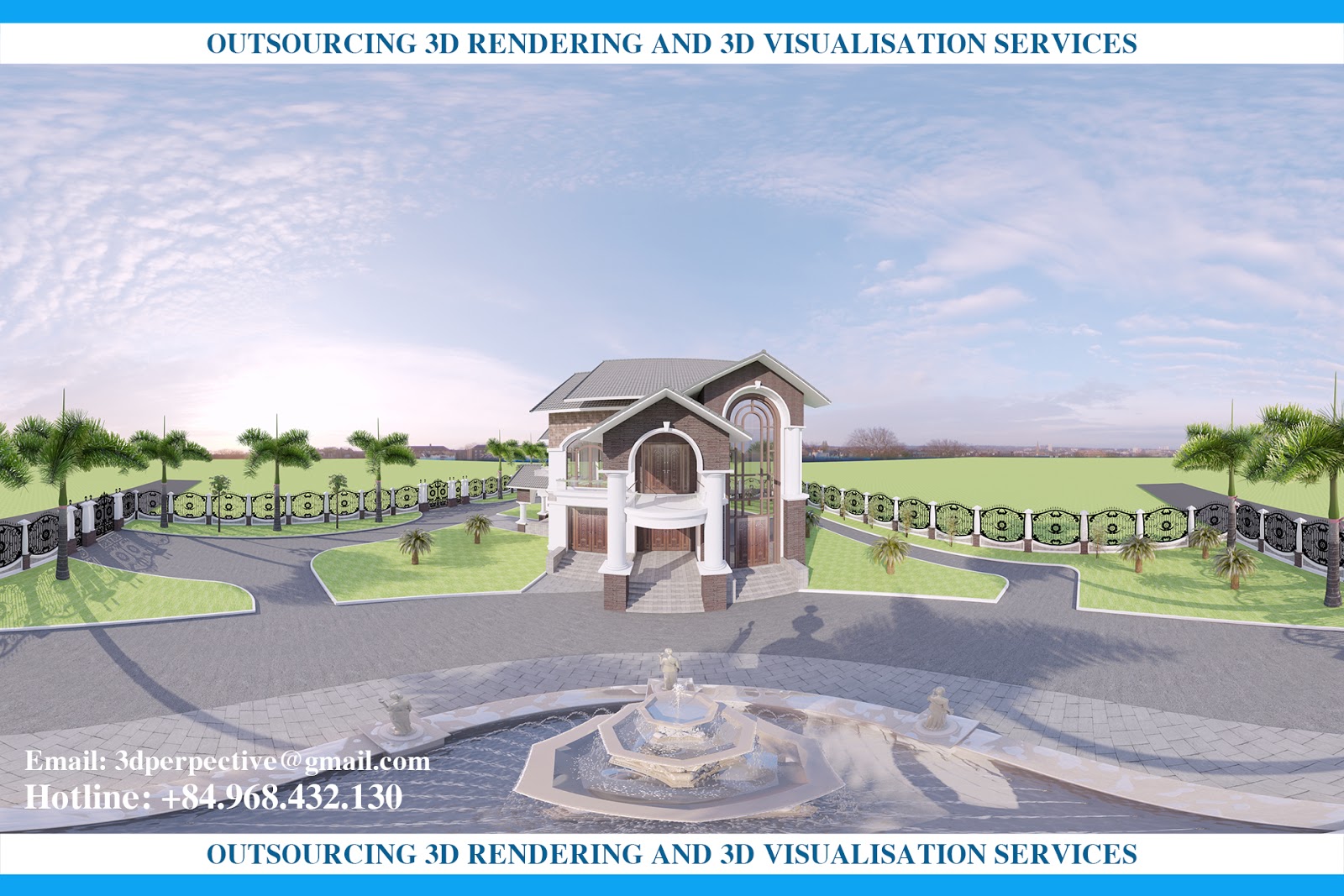 Outsourcing 3D Rendering and 3D Visualisation Services