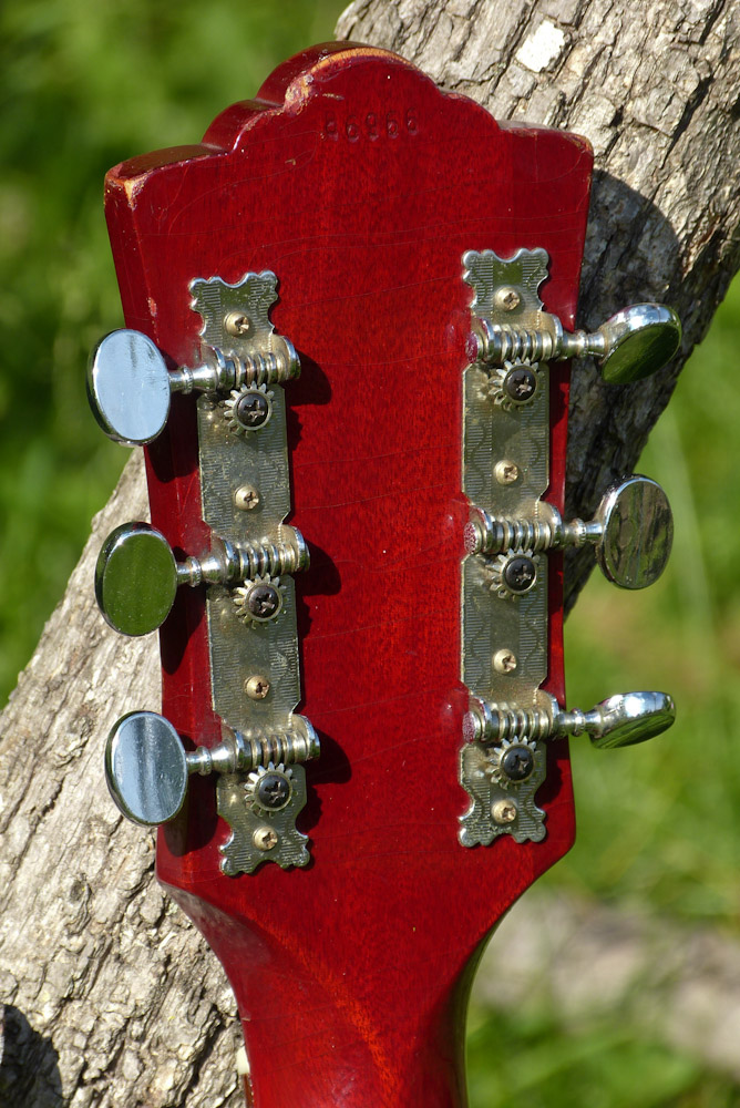 1973 Guild D-25 "Cherry" Dreadnought Guitar