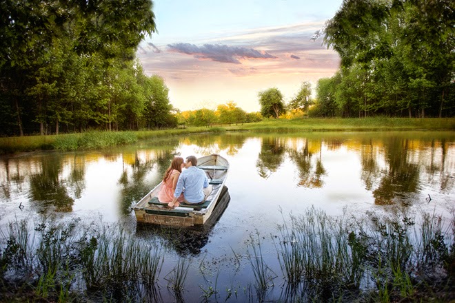 Engagement Session: Rowing Away Into Love - Belle The Magazine