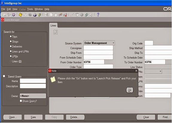 Oracle Applications: Sales Order Booking, Picking and Shipping Made ...
