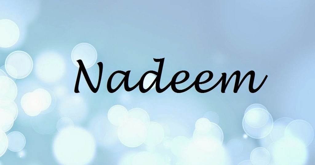 Nadeem Name Wallpaper
