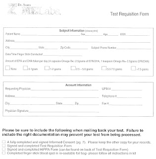 Becky's tips and tidbits: Dr. letter to request blood test