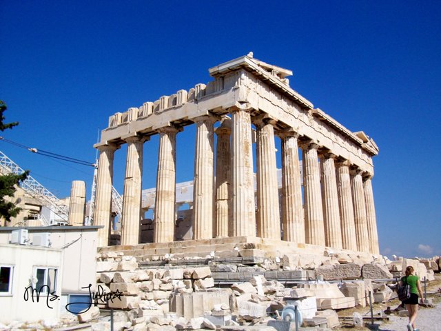 Parthenon, kuil para dewa