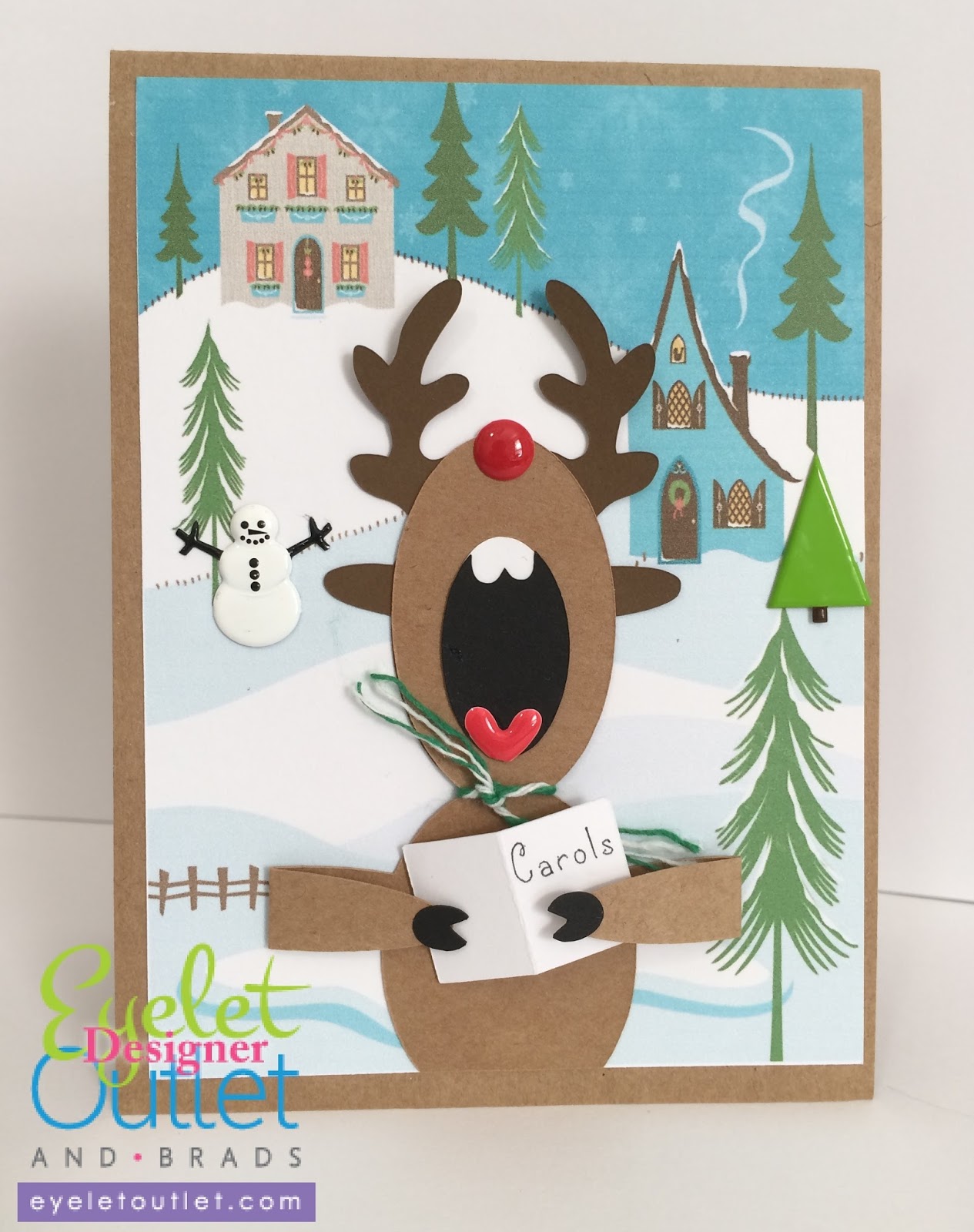 Eyelet Outlet: Caroling Reindeer