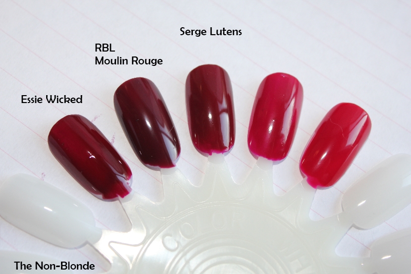 Dark Red Nail Polish Colors