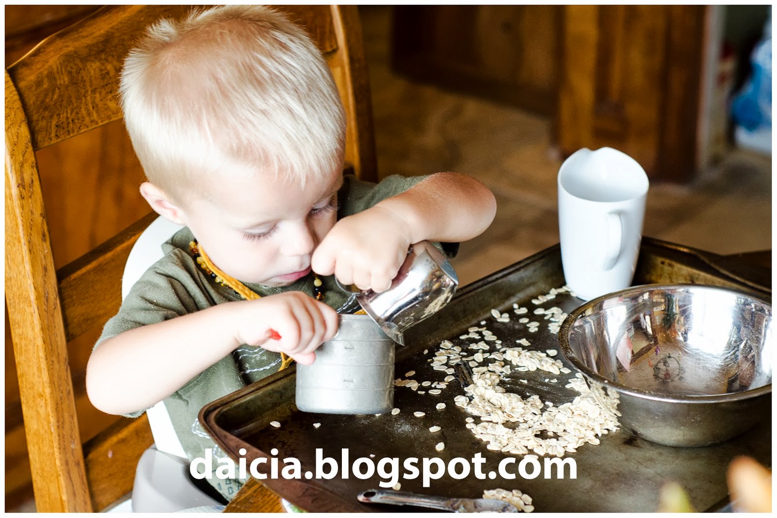 Teach Your Children Well: Oats Sensory Play