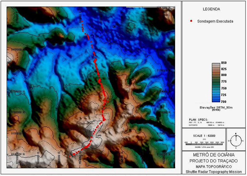 Maps: hypsometric maps