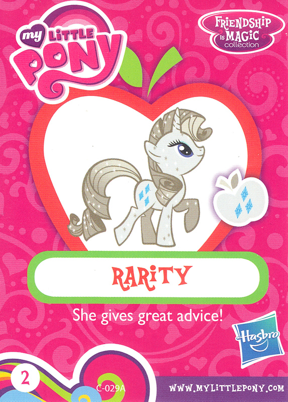 MLP Rarity Blind Bag Cards | MLP Merch