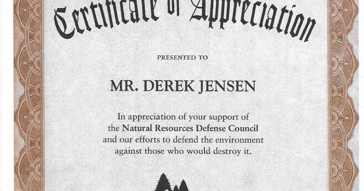 our Jr. Ranger Adventures by d.r. jensen: Certificate of Appreciation ...
