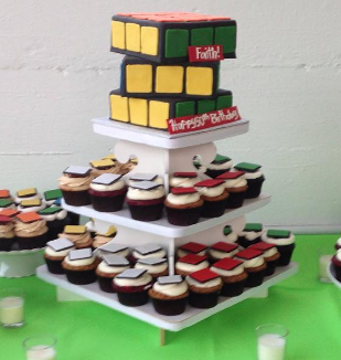 Fiesta temática cubo rubik