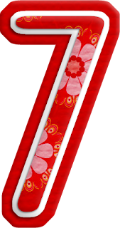 ® Gifs y Fondos Paz enla Tormenta ®: IMÁGENES DE NÚMEROS DE COLOR ROJO ...