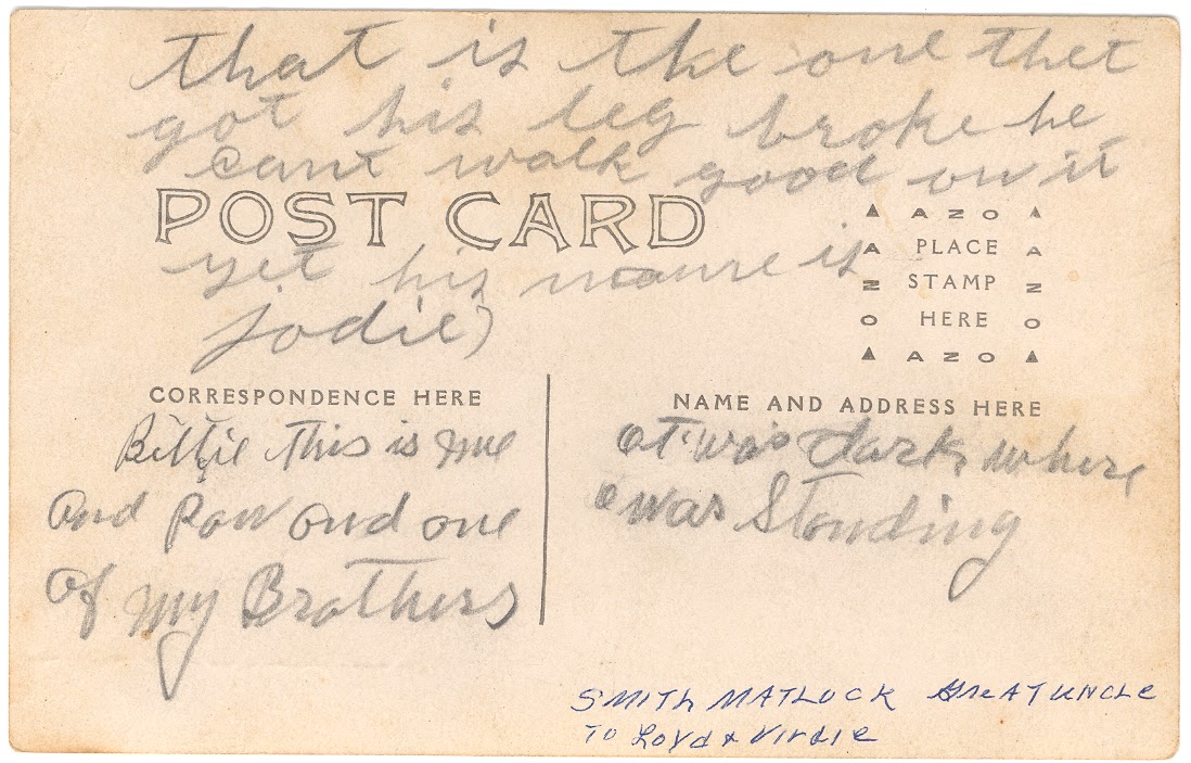 3 Sisters Family History: Smith Matlock