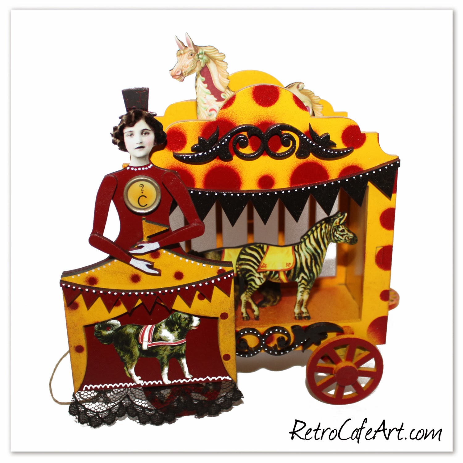 Retro Café Art Gallery: Fabulous Rolling Circus Wagons, Circus Dolls ...