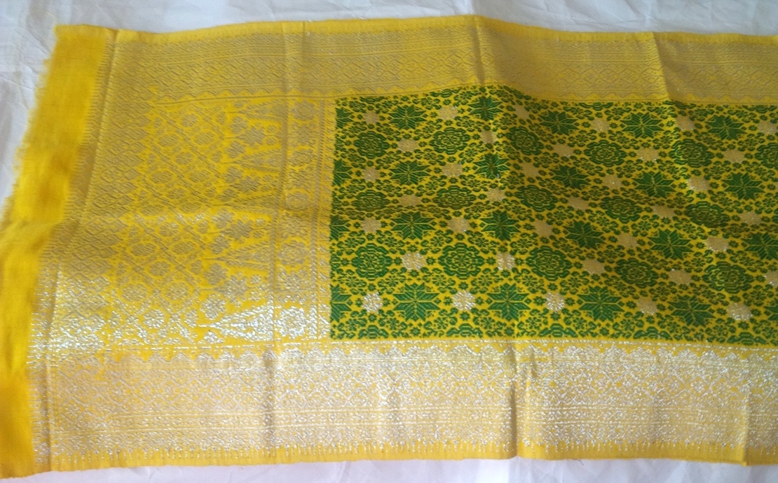 Songket Palembang Cek Na: Jual songket palembang motif bungo cino hijau ...