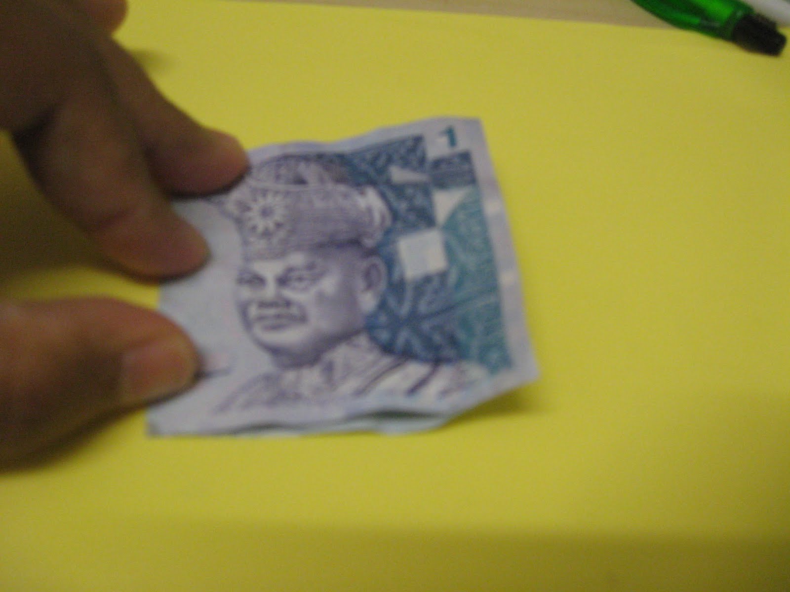 origami bunga guna duit... =) | Bila jemariku menari