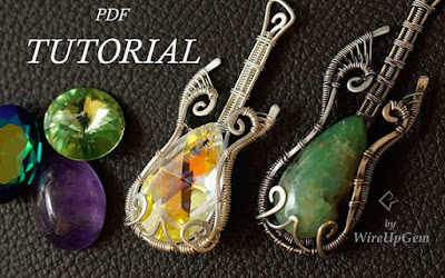 Musical Instrument Inspired Wire Wrapped Pendants and Tutorials by ...