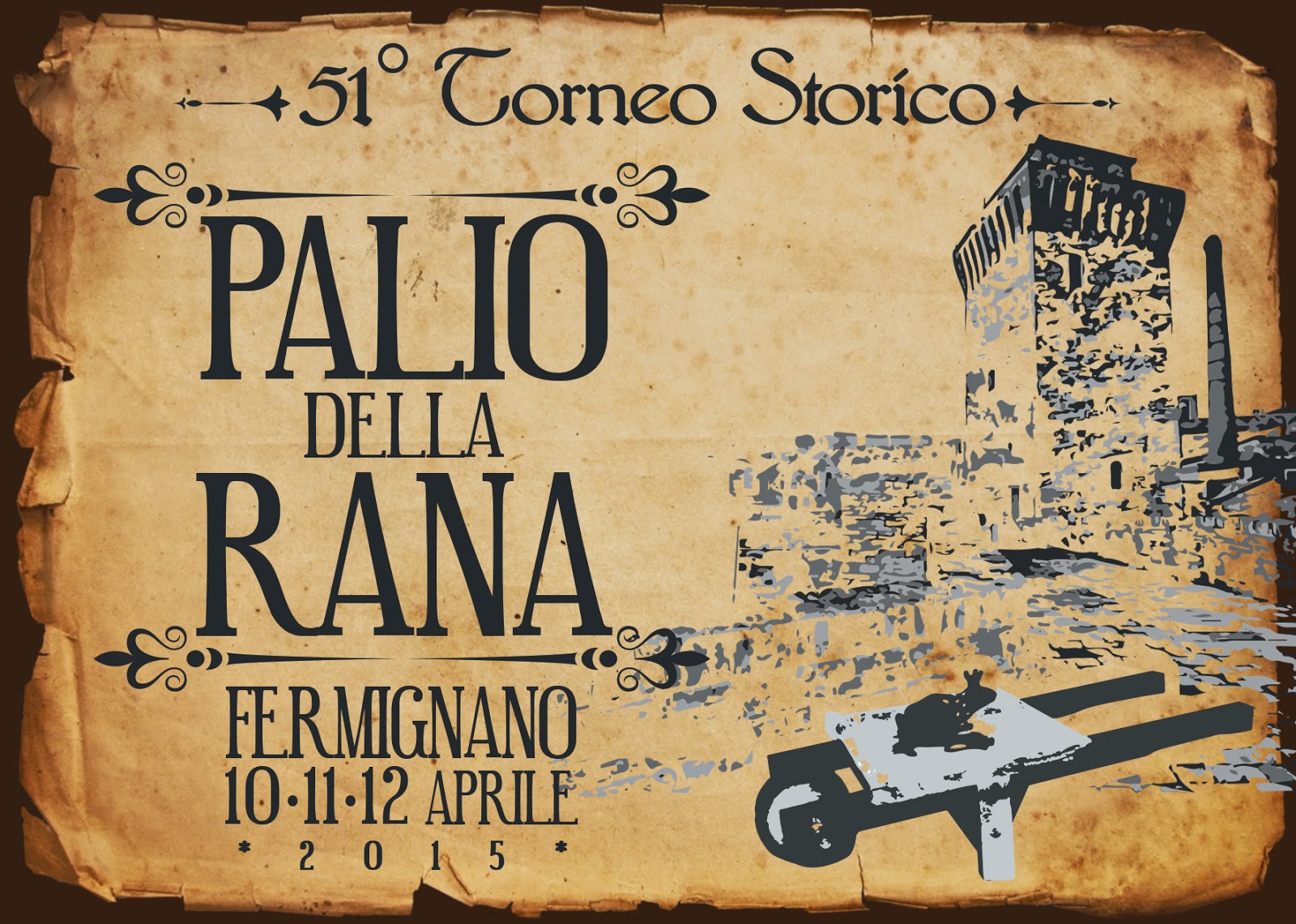 Il Palio della Rana, Fermignano (Pesaro e Urbino) 10, 11 e 12 Aprile 2015