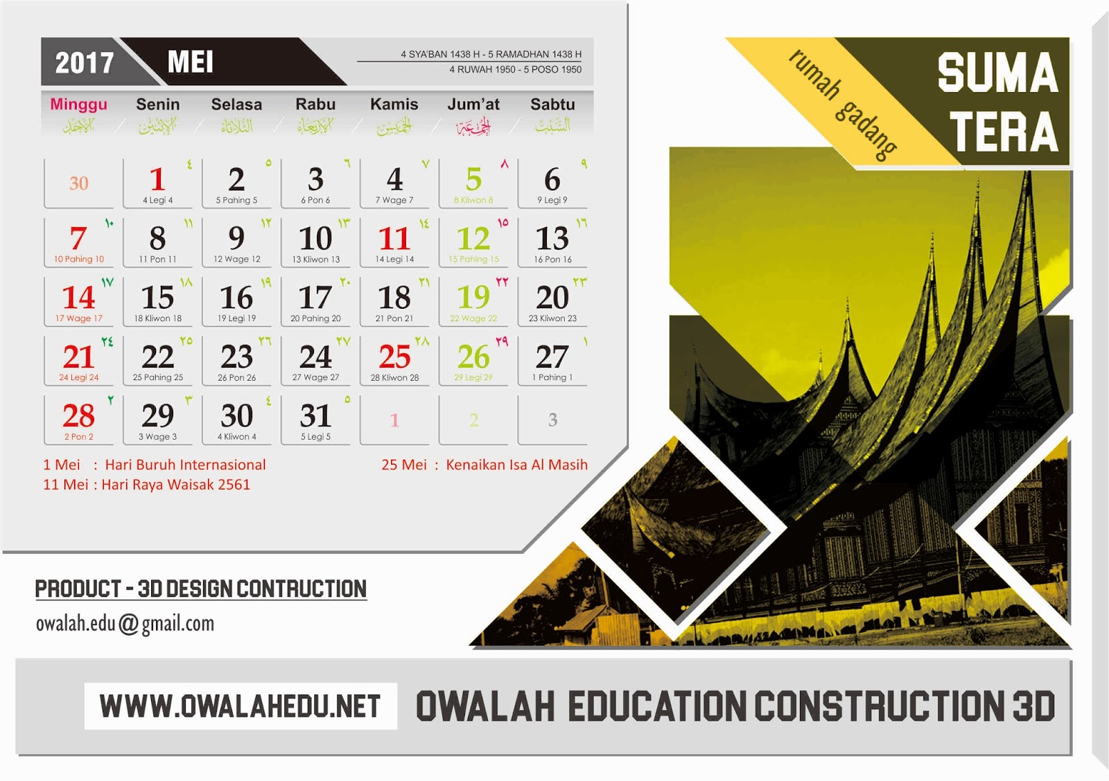 71+ Cara Desain Kalender Meja