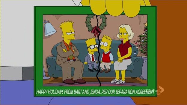 The Future of the Simpsons Family Illustrated in Christmas Cards | NeoGAF