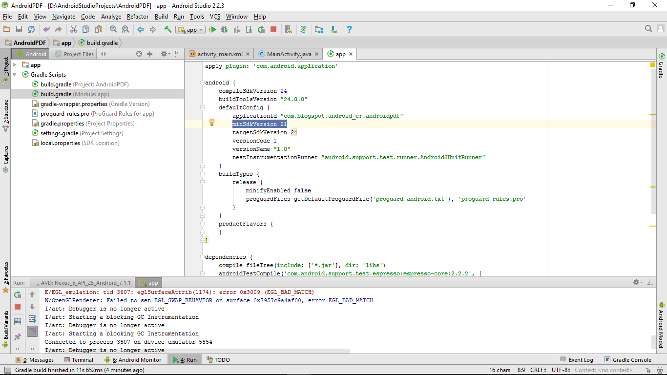 Android-er: Change minSdkVersion, targetSdkVersion, compileSdkVersion ...