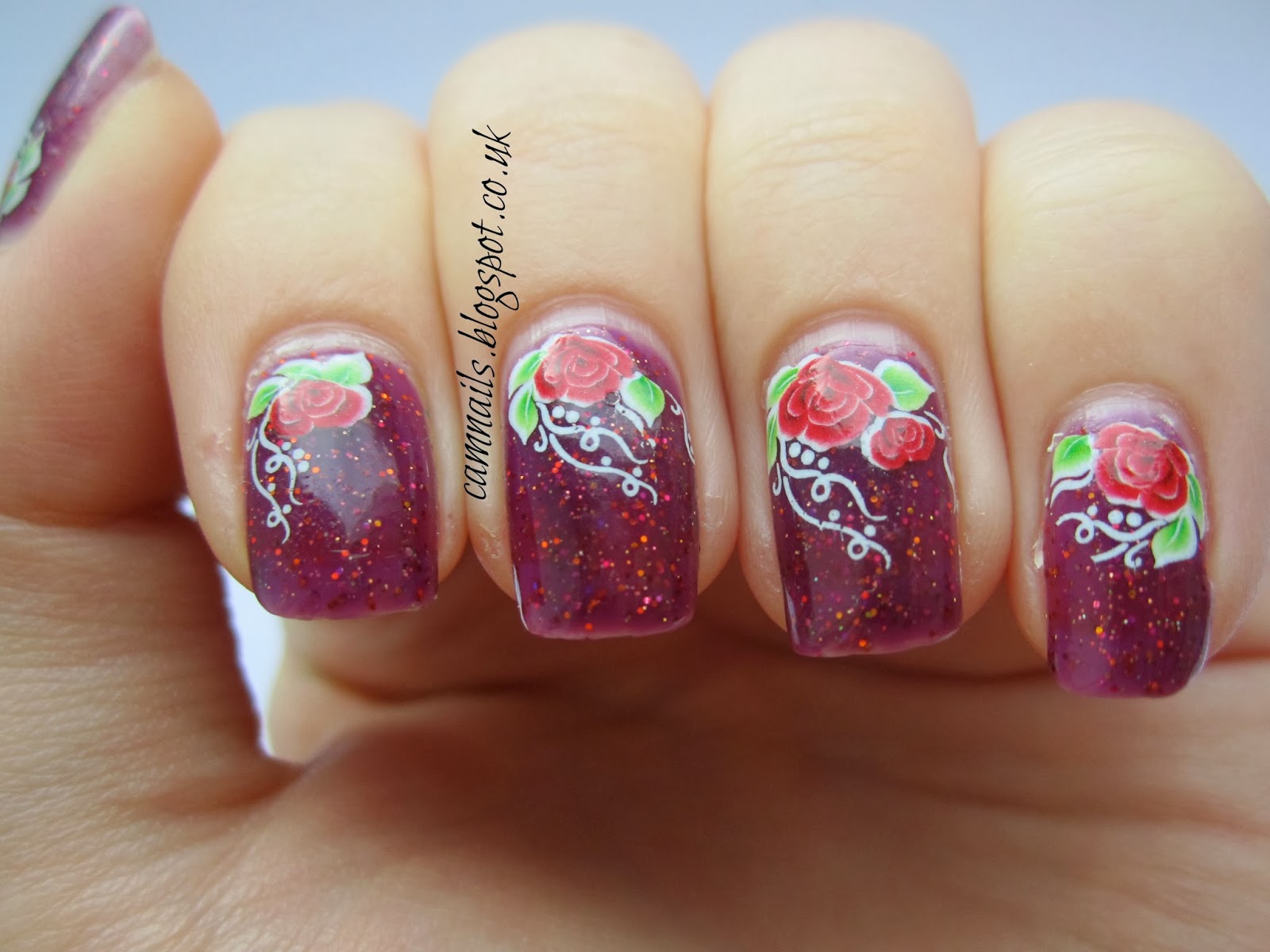 Cambridge Nails: Crows Toes Tiki Torch Swatch and Nail Art