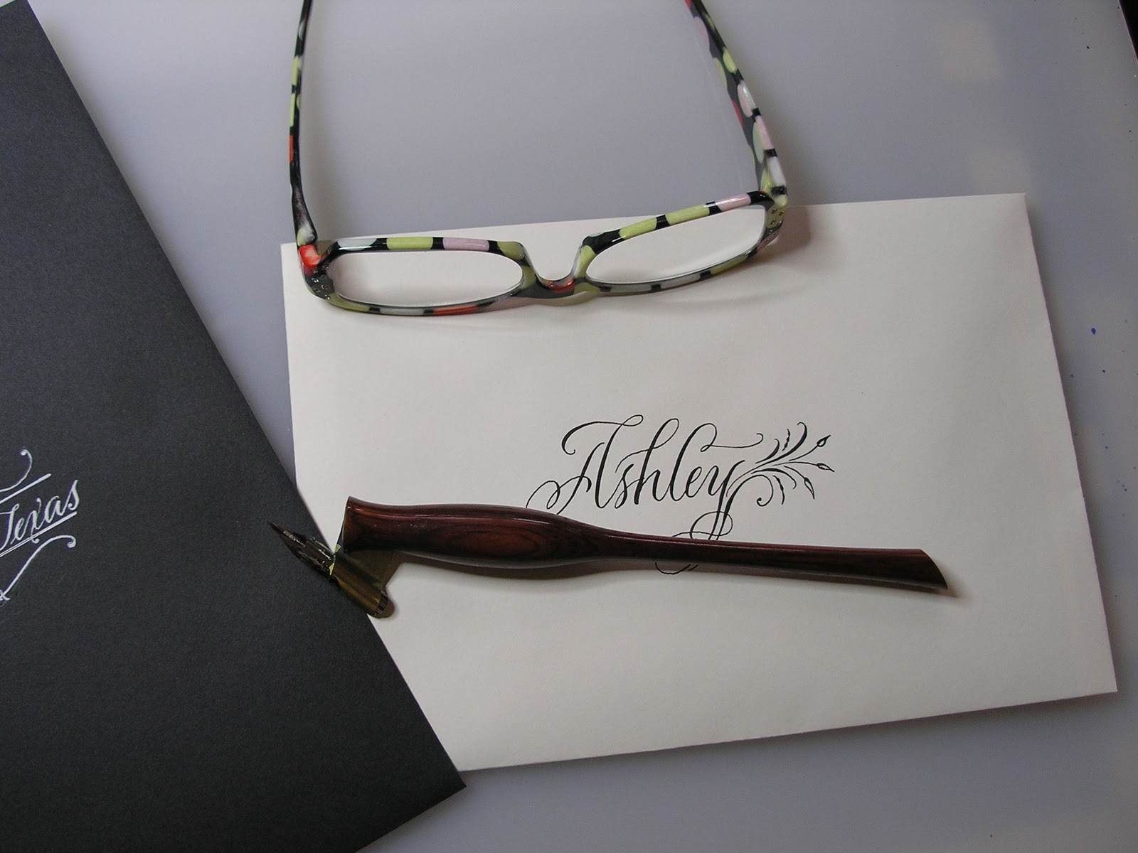 A Place To Flourish: Calligraphy Flourish Friday - Envelopes