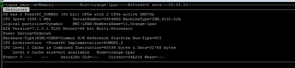 AIX Tips1: nmon command