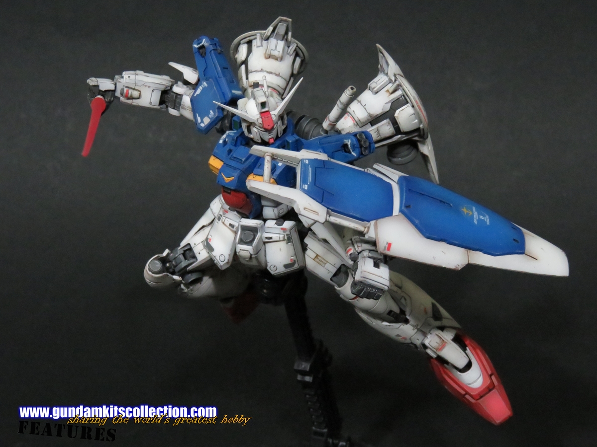 Painted Build: RG 1/144 Gundam GP01 Fb Full Burnern + Weathering