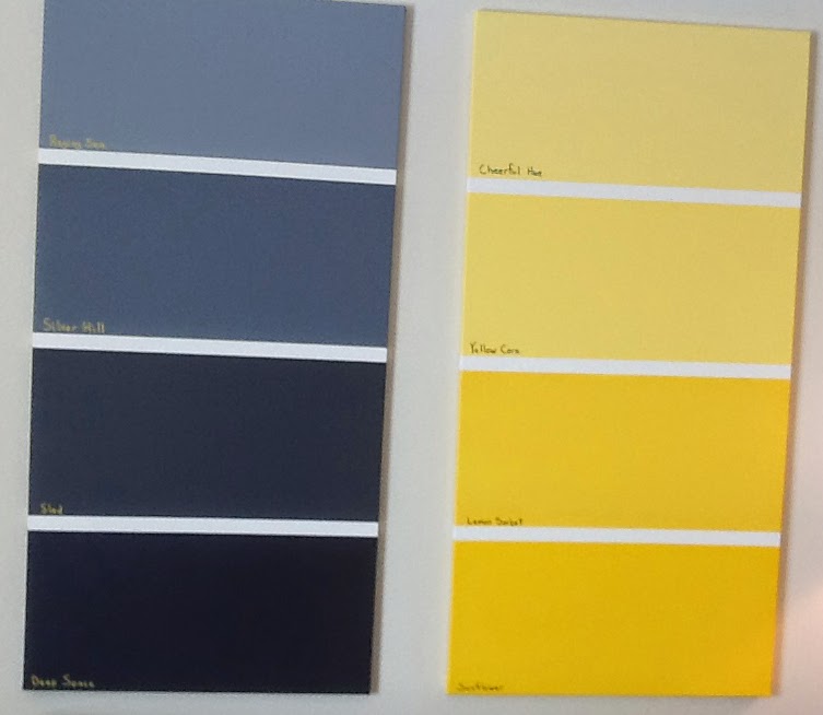 Busy Geemaw: Paint Sample Card Headboard