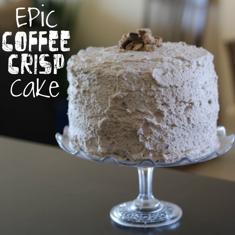 Epic Coffee Crisp Cake–{Twin Dragonfly Designs}