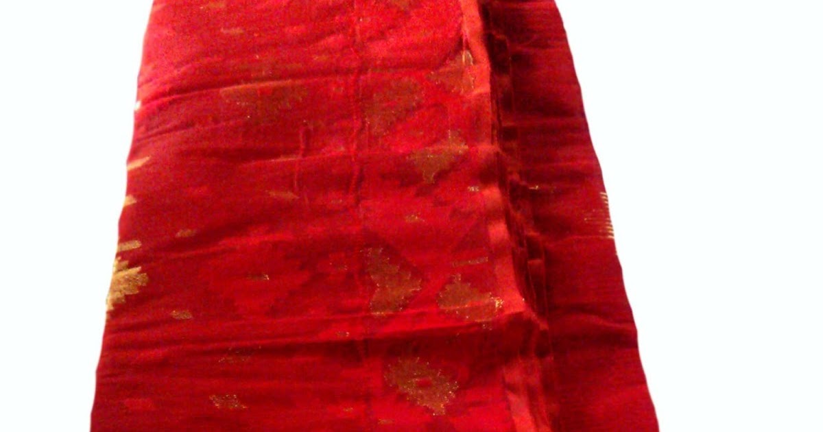 Dhakai Jamdani Online: Jamdani Saree (Red)