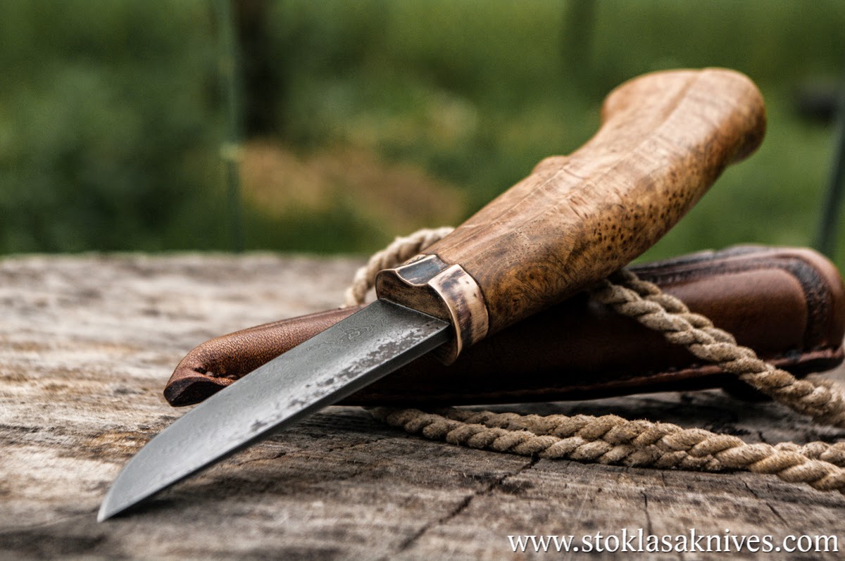 Roman Stoklasa knives: two neck knives