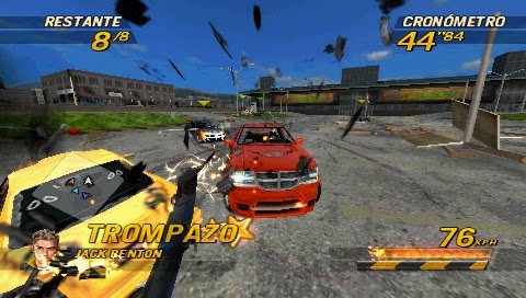 Flatout Head On [PSP] Screenshots ~ APPLEGAMES