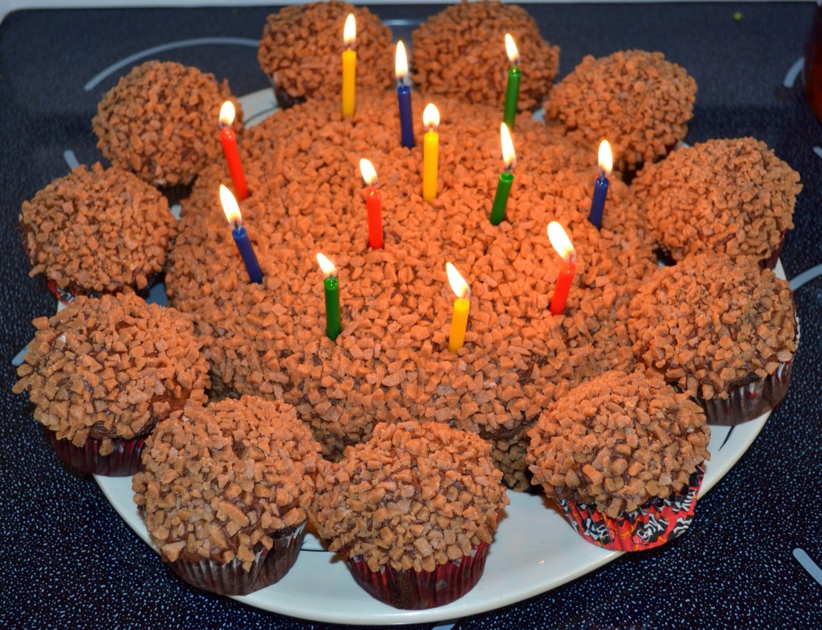 Adventures of a Scatterbrain: Double Chocolate Skor Cake