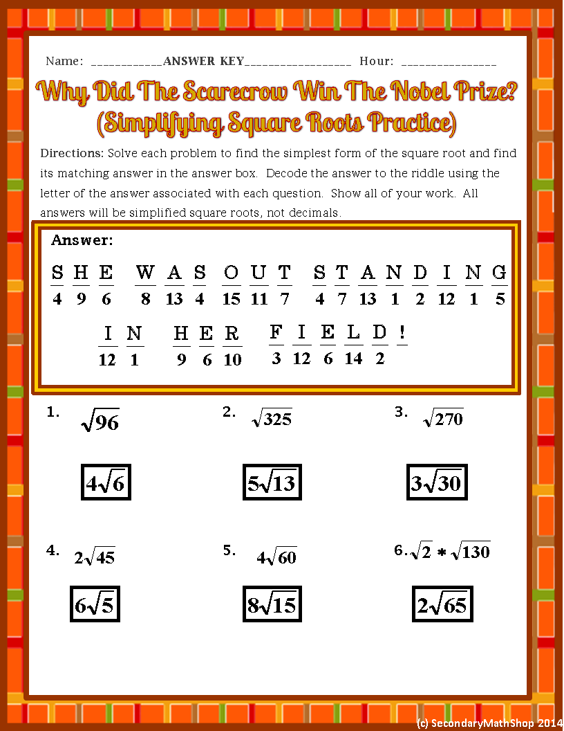 The Spectacular World Of Secondary Math: Celebrating the Holidays in ...