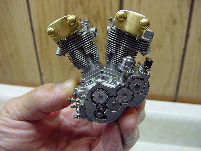Miniature Knucklehead Engine Built For Show And Go - Rusty Knuckles ...