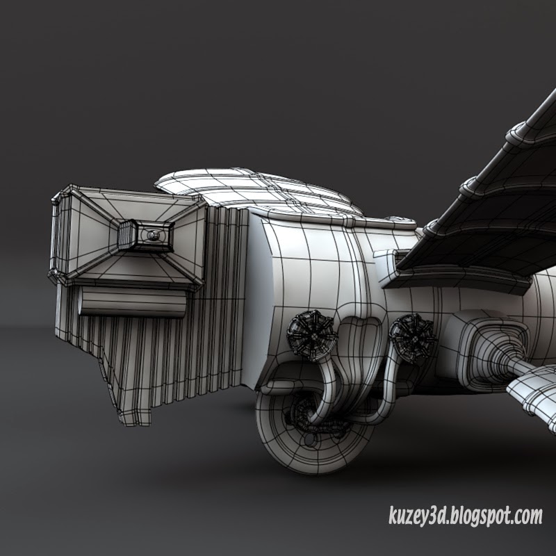 Butteridge's Flying Machine: Wip2