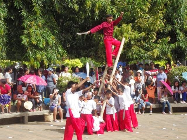 Bonifacio@150 Celebration in Santa Barbara, Iloilo: Bolo Dance and ...