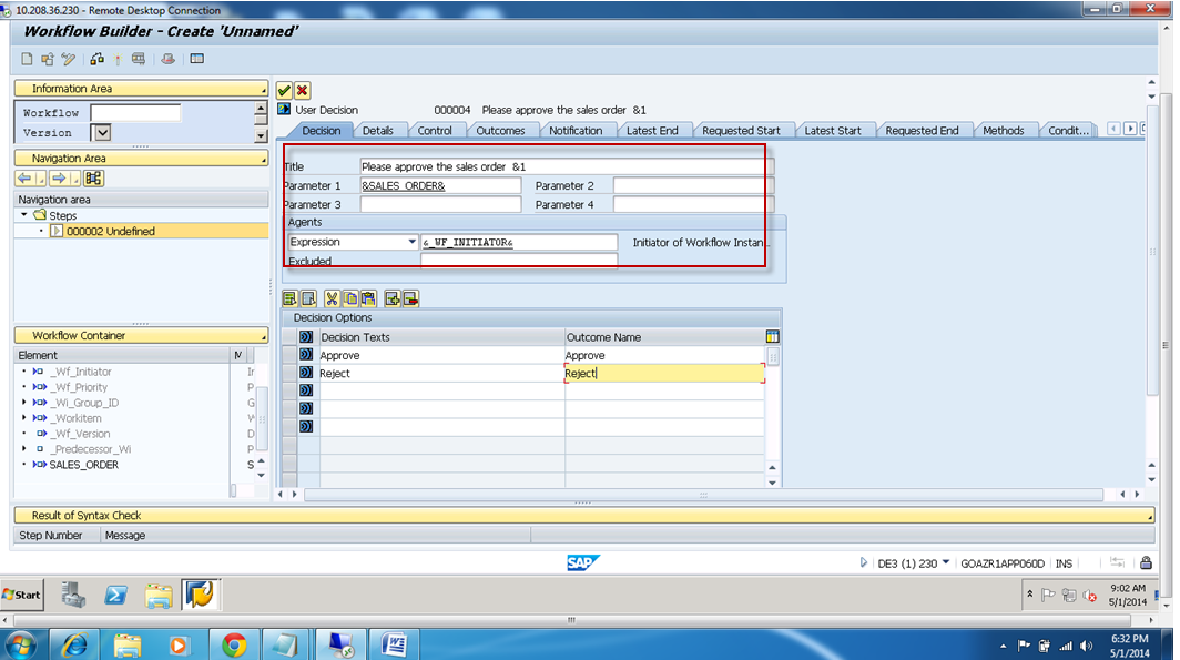 An SAP Consultant: SAP Workflow - Containers and Binding definitions ...