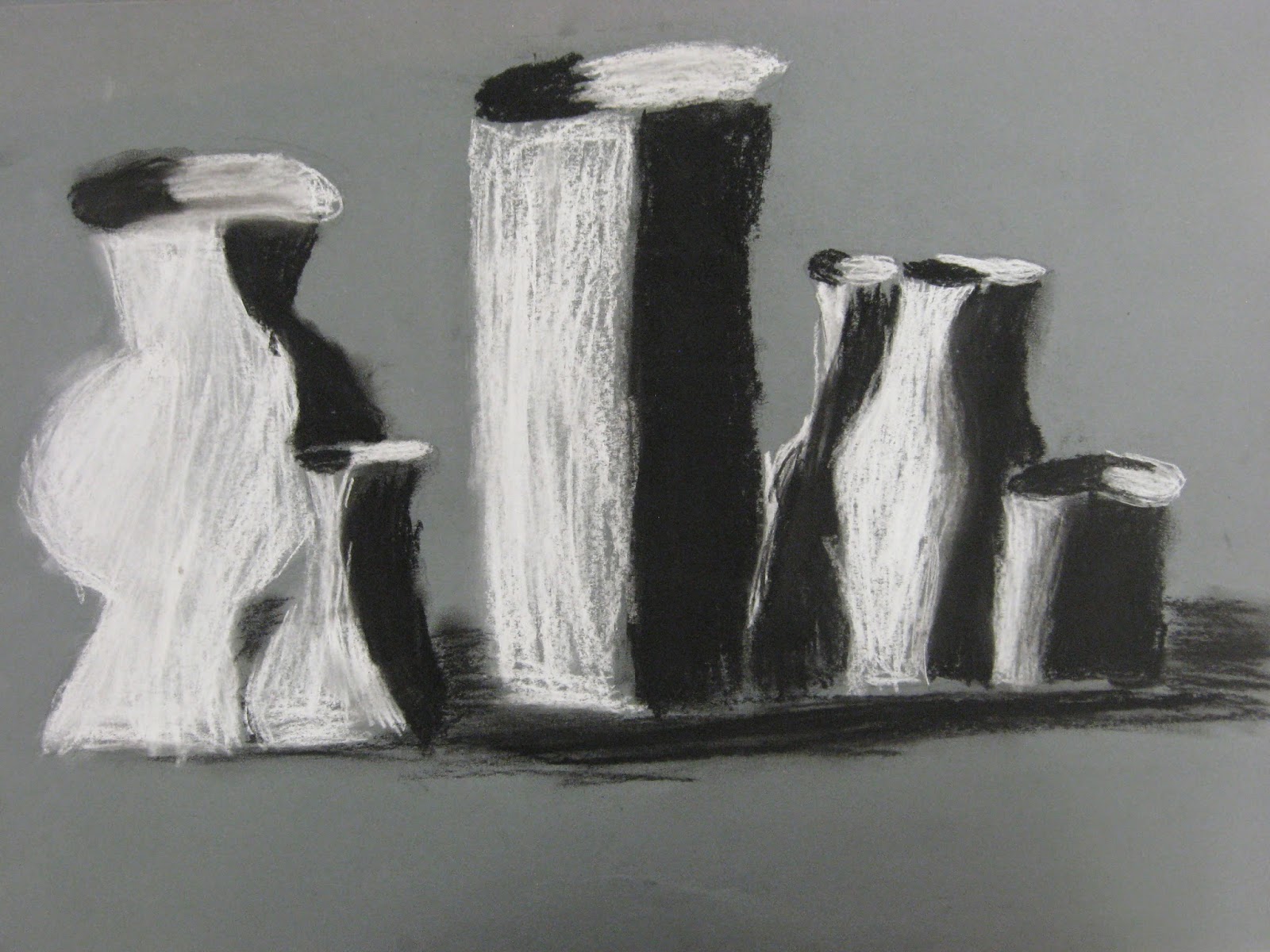 Miss Young's Art Room: 5th Grade Charcoal Still Life Drawings