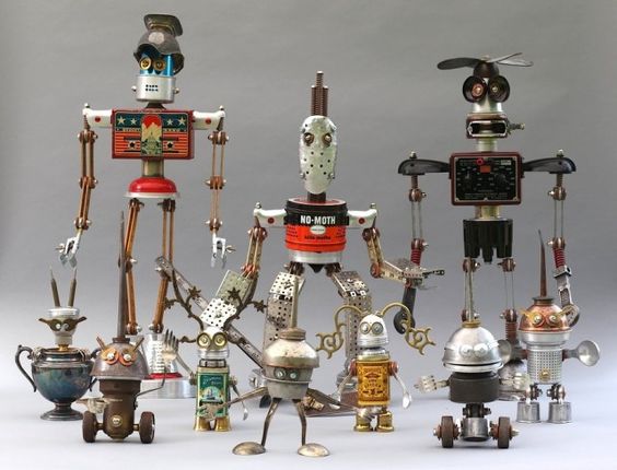 ECOMANIA BLOG: 10 Robots Reciclados